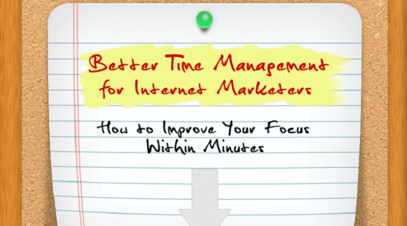 Time Management for Bloggers. What things do you follow to manage time ...