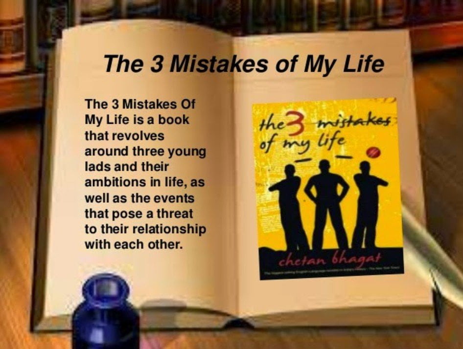 Awesome Book, 'The 3 Mistakes of My Life' - InPeaks